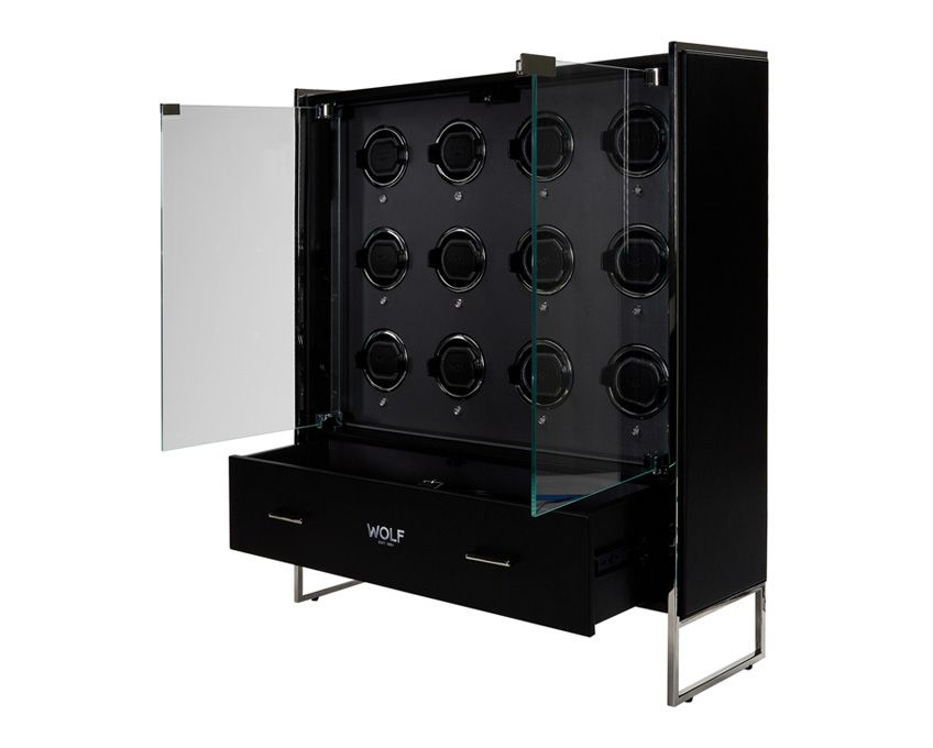 WOLF Viceroy 12 Piece Watch Winder Cabinet – Watch Winder Station