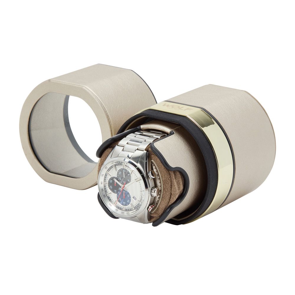 WOLF The Rocket Single Travel Watch Winder - Champagne – Watch Winder ...