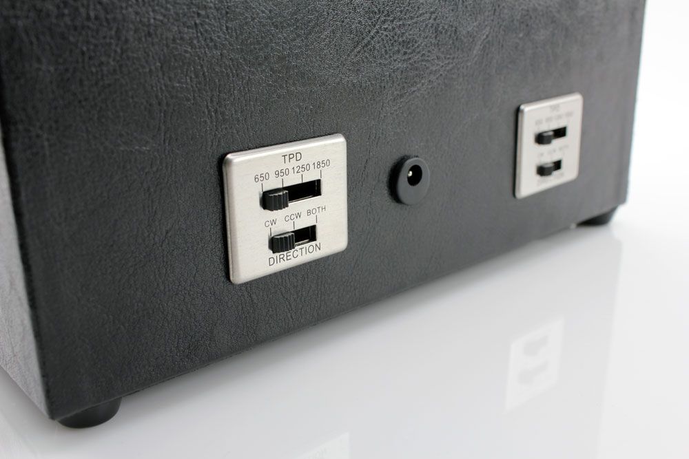 Heiden Battery Powered Dual Watch Winder - Black Leather – Watch Winder ...